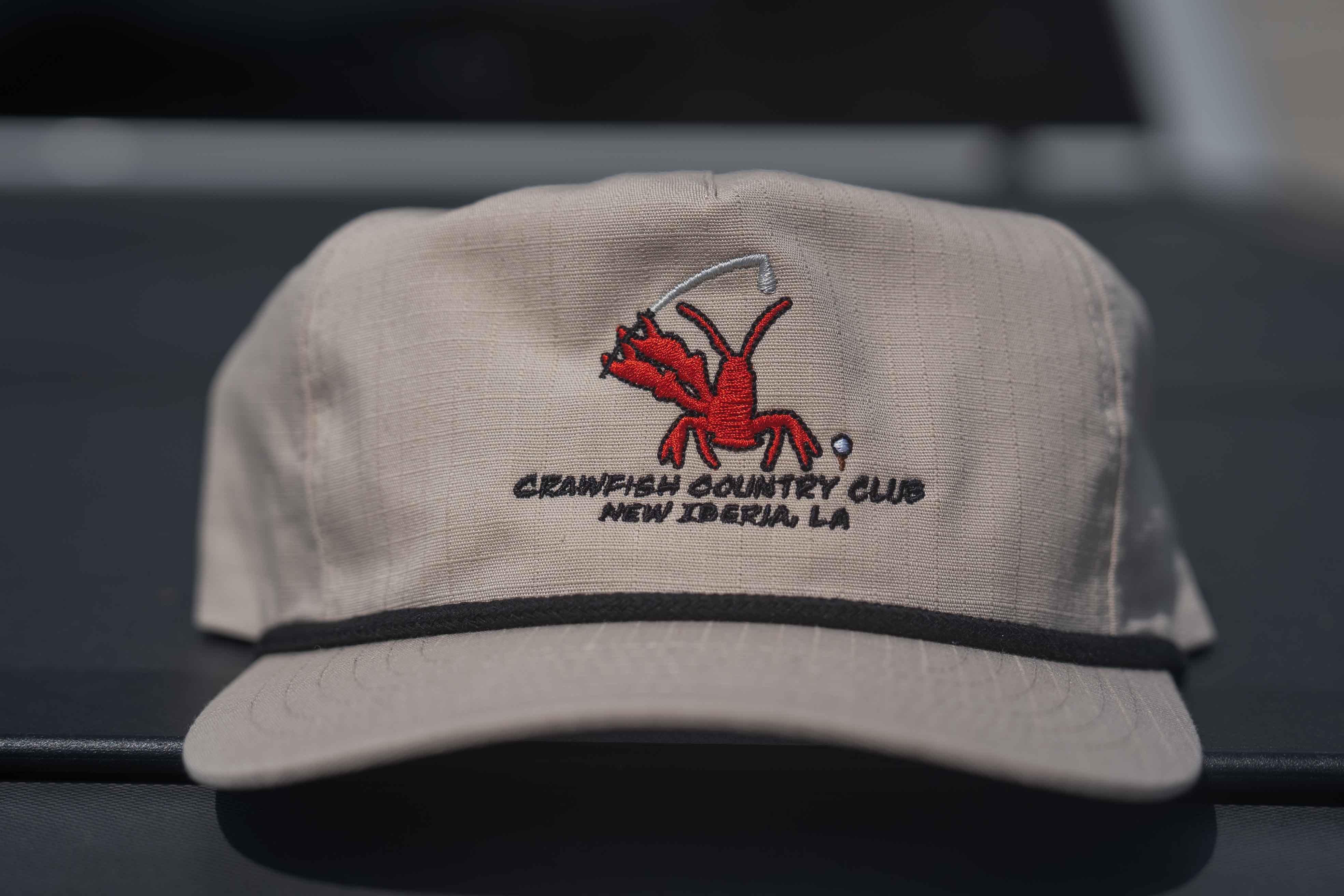 Khaki Ripstop Hat – Crawfish Country Club LLC